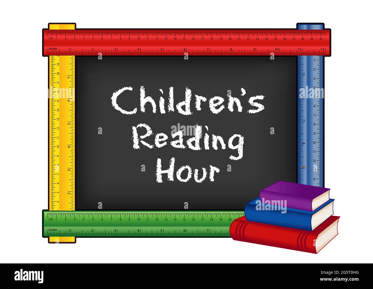 Nursery school children reading books hi-res stock photography and ...
