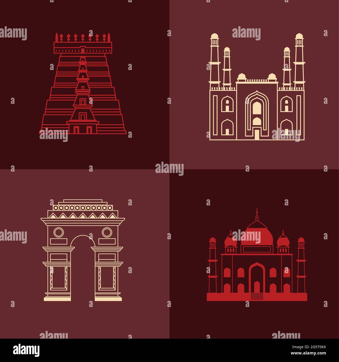 four india independence icons Stock Vector Image & Art - Alamy