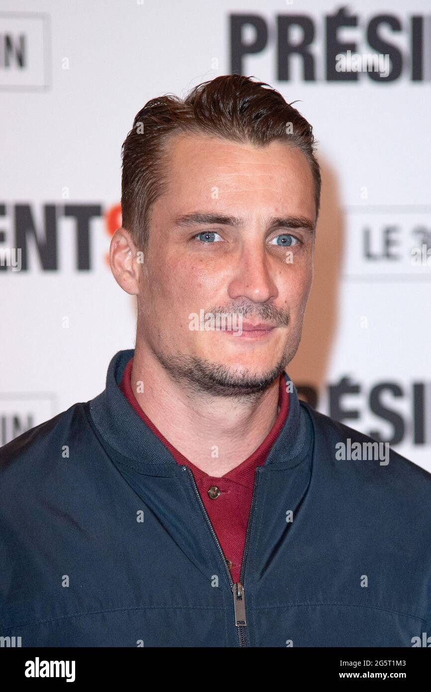 Pierre Lottin attending the Presidents Premiere at the Grand Rex cinema ...