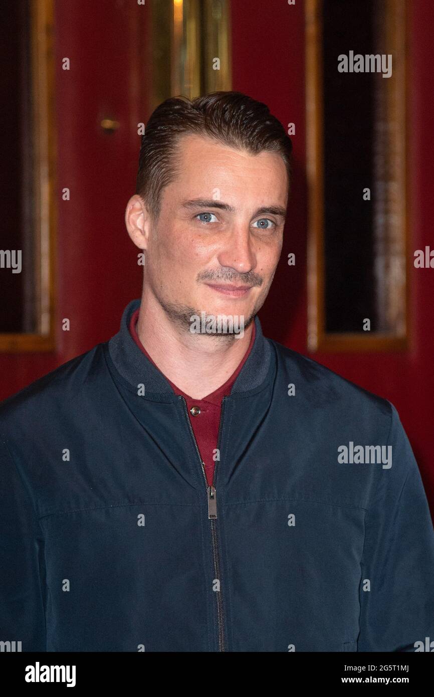 Pierre Lottin attending the Presidents Premiere at the Grand Rex cinema ...