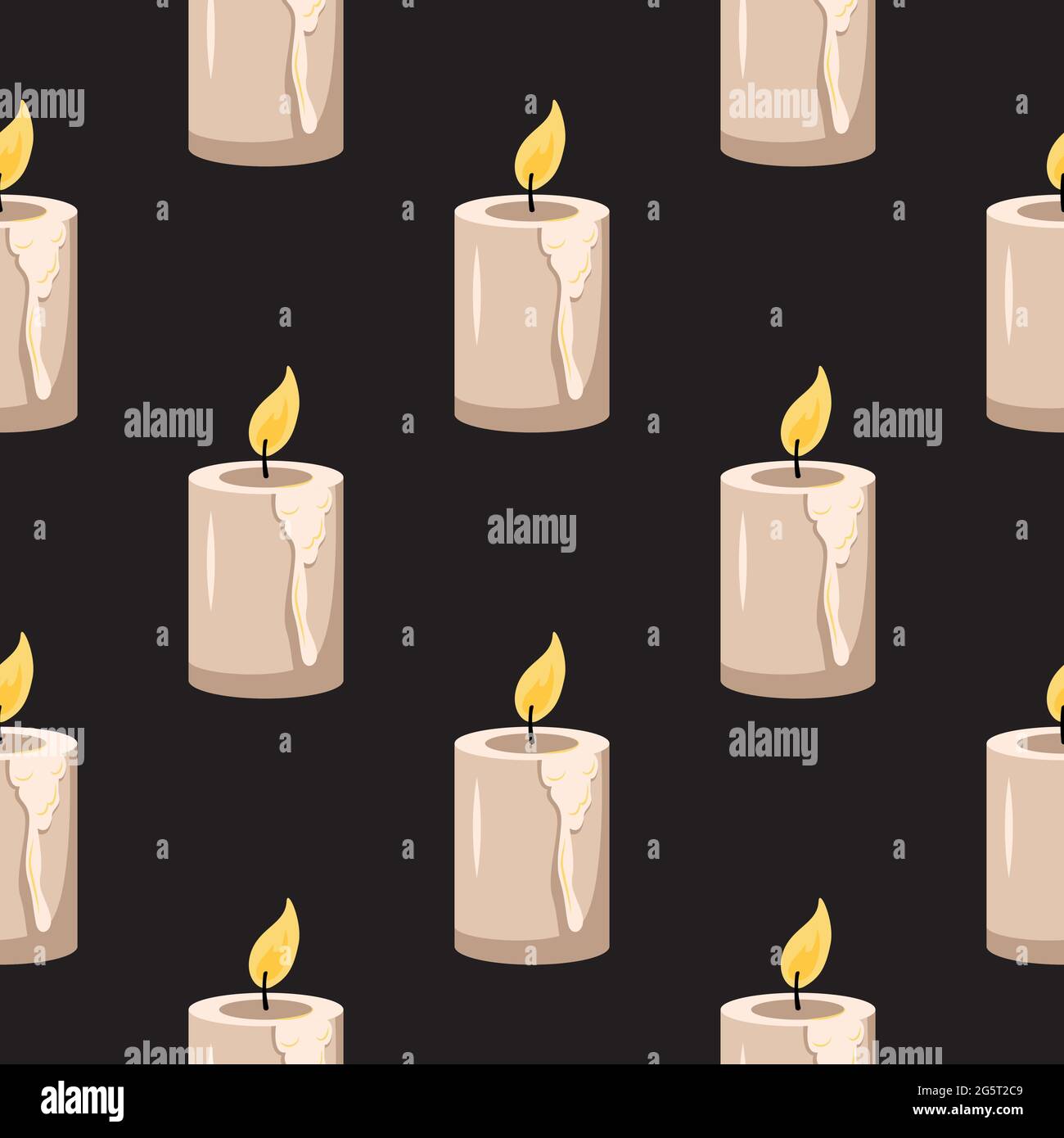 Burn Paper Candle Flame Stock Vector Images - Alamy