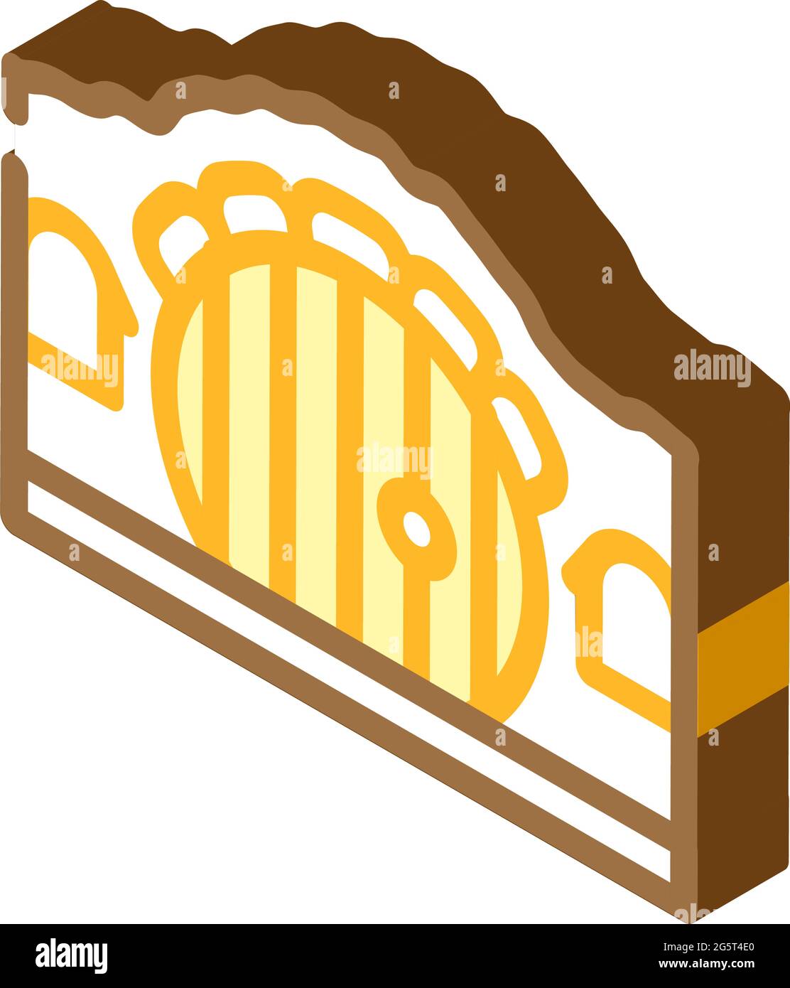 Door with round windows Cut Out Stock Images & Pictures - Alamy