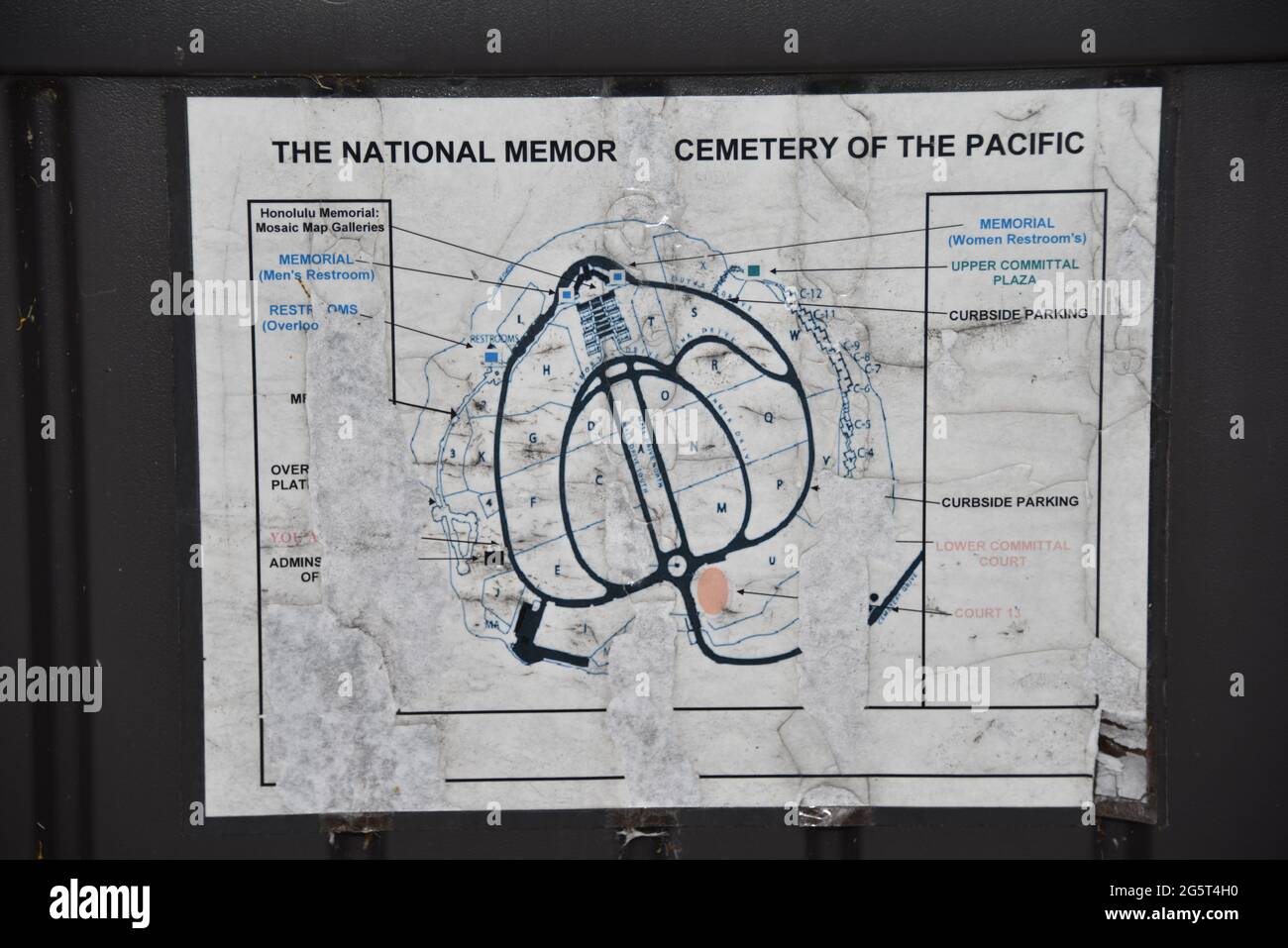 Oahu, HI. U.S.A. 6/5/2021. National Memorial Cemetery of the Pacific ...