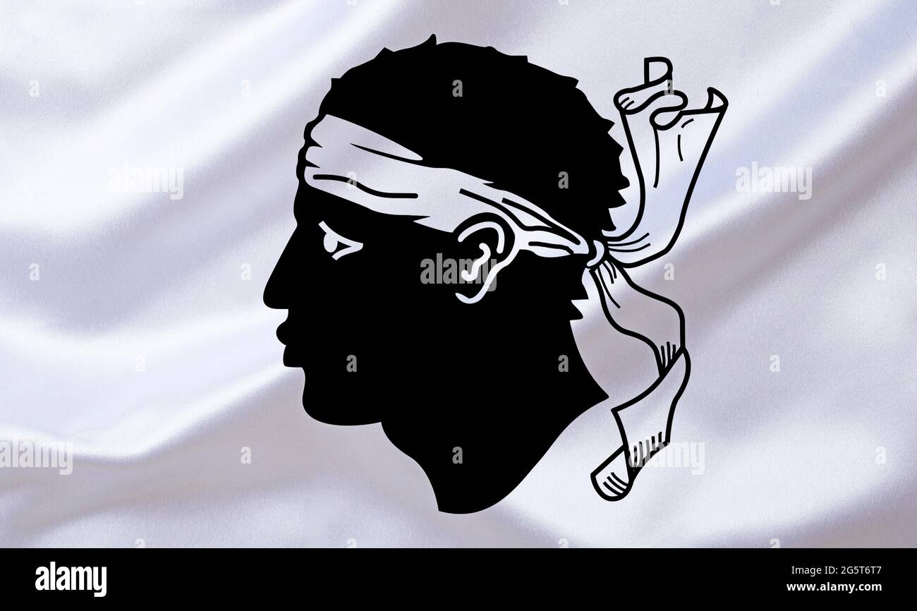 Flag of corsica island hi-res stock photography and images - Alamy