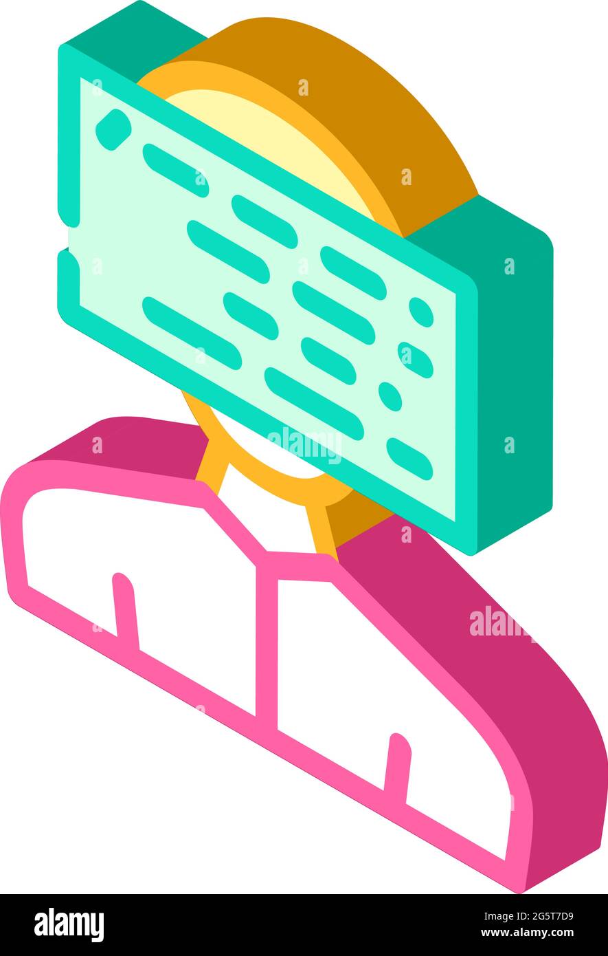 client programming kyc isometric icon vector illustration Stock Vector ...