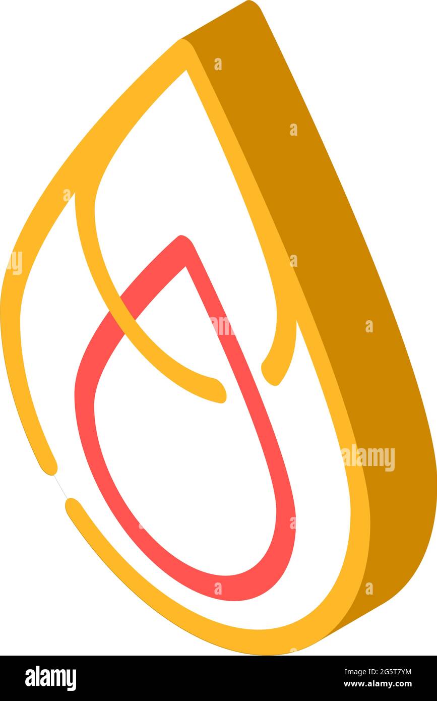 saturated fat isometric icon vector illustration Stock Vector Image ...