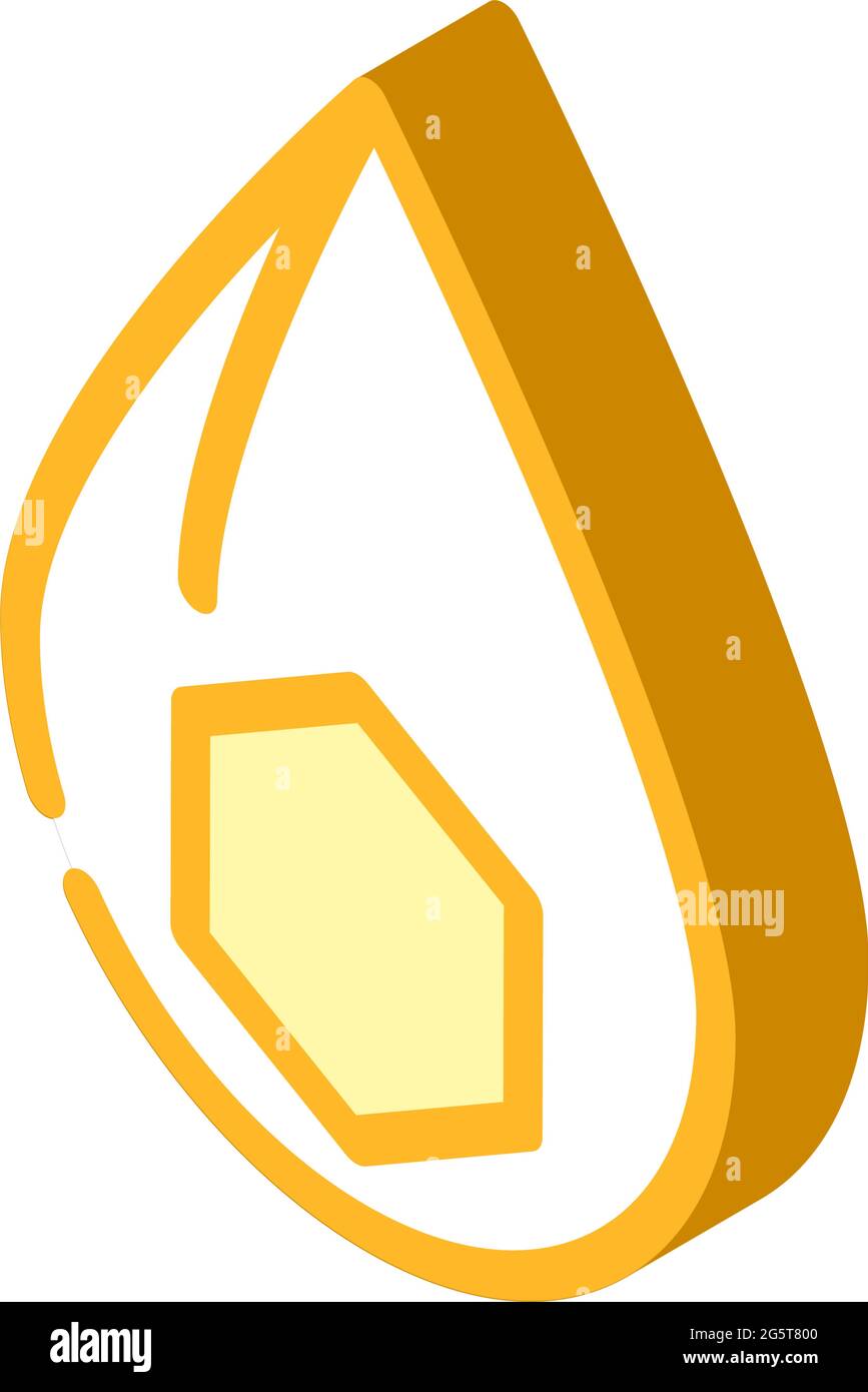 fats nutrition fact isometric icon vector illustration Stock Vector ...