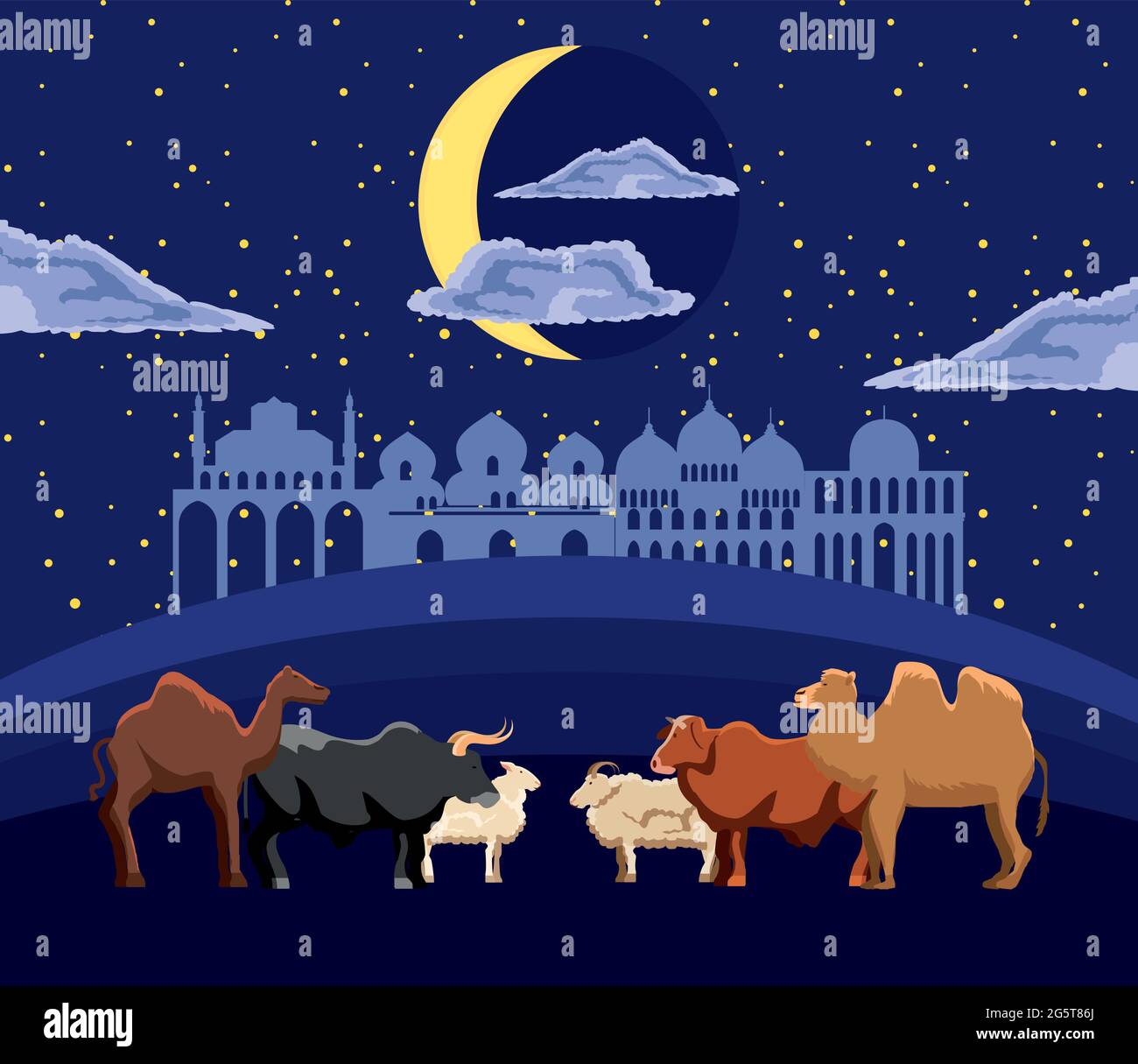 arabic scene and animals Stock Vector Image & Art - Alamy