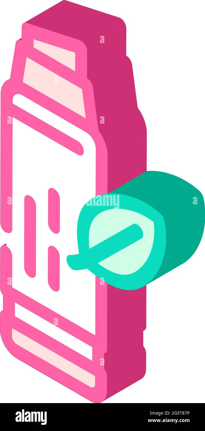 lip balm isometric icon vector illustration Stock Vector Image & Art ...