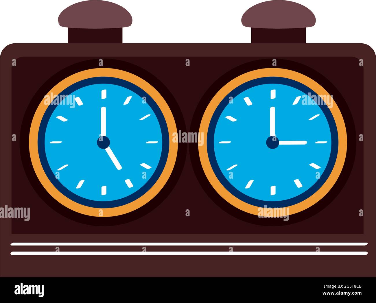 Timer for competition chess game Cut Out Stock Images & Pictures - Alamy