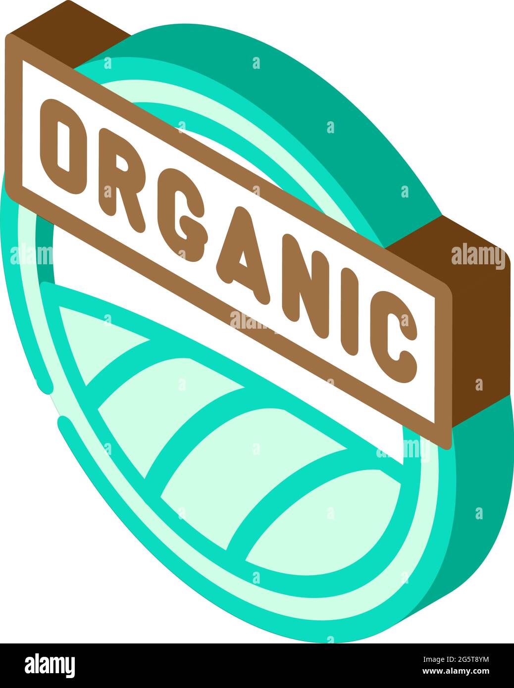 organic cosmetic symbol isometric icon vector illustration Stock Vector ...