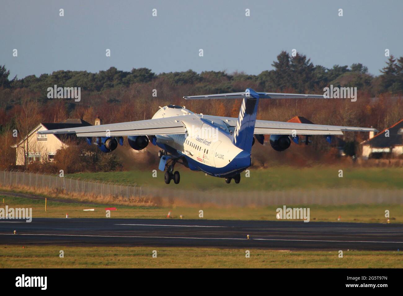 G-LUXE, a BAe 146operated by the Facility for Airborne Atmospheric ...