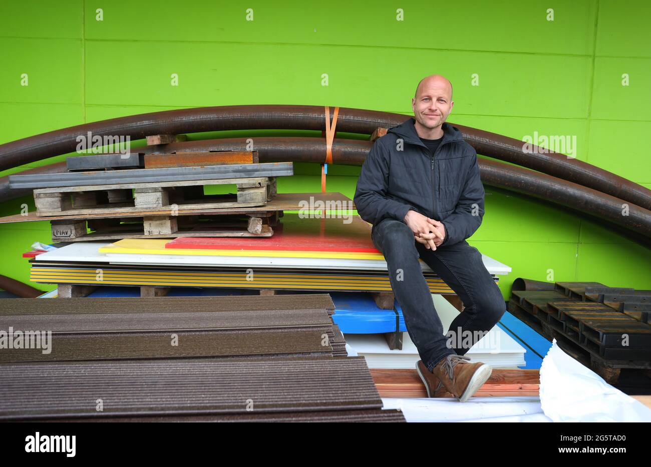Durach, Germany. 06th May, 2021. Dirk Scheumann, managing director of ...