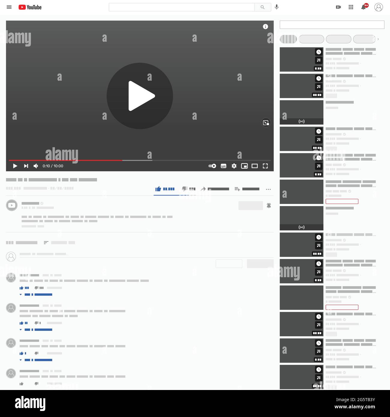 Youtube Video Screen