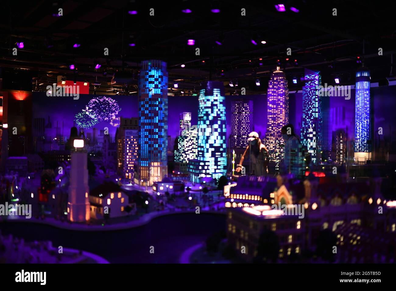 East Rutherford, USA. 29th June, 2021. People spend time looking at ...