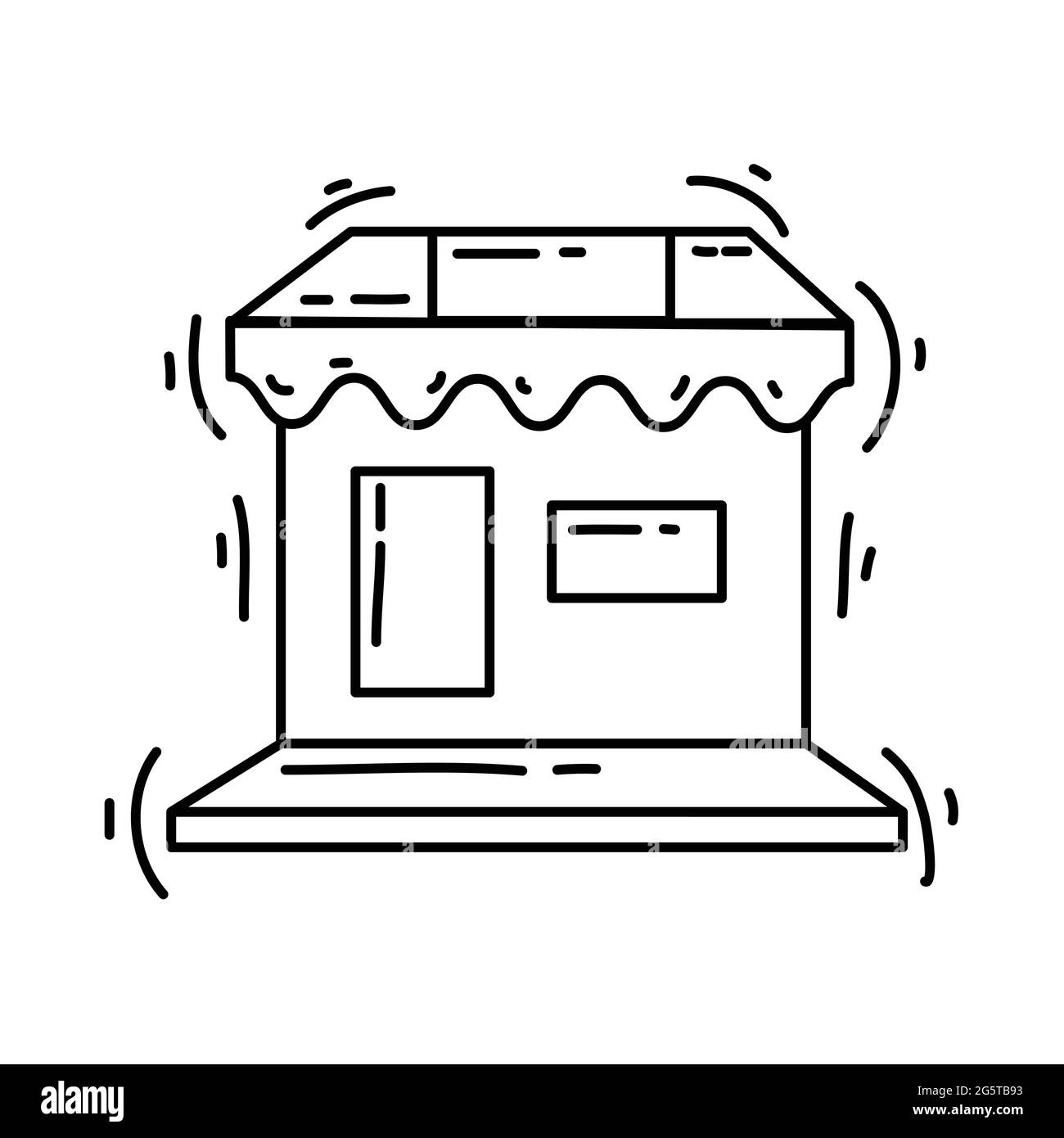 Ecommerce marketplace. hand drawn icon set, outline black, doodle icon, vector icon design Stock ...