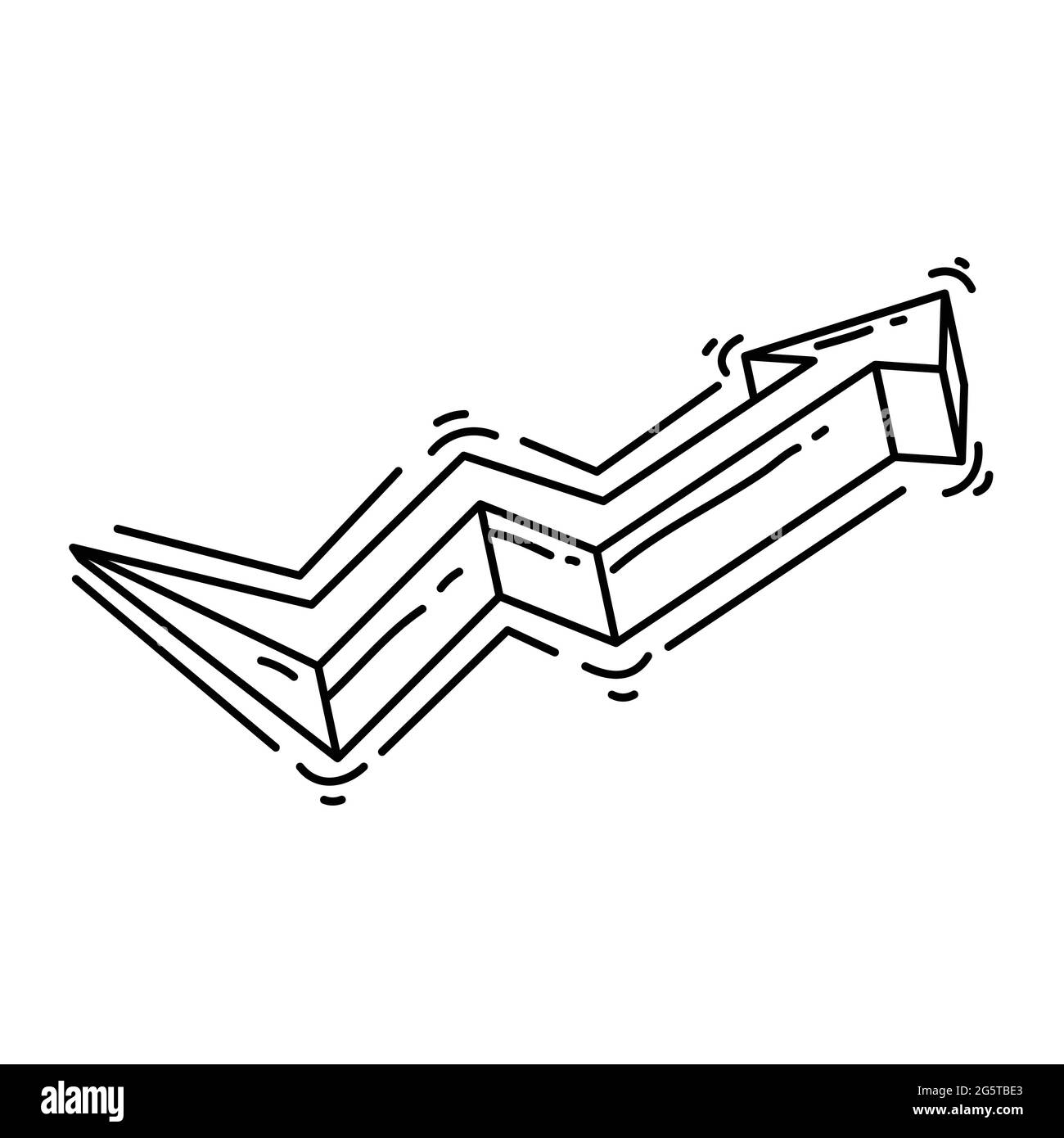 Ecommerce statistic. hand drawn icon set, outline black, doodle icon, vector icon design Stock ...