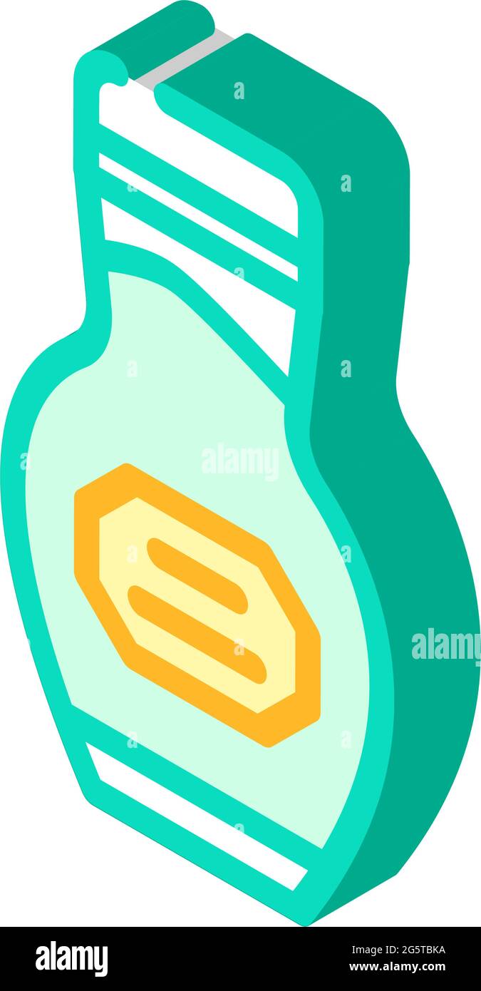 packaging wasabi isometric icon vector illustration Stock Vector Image ...