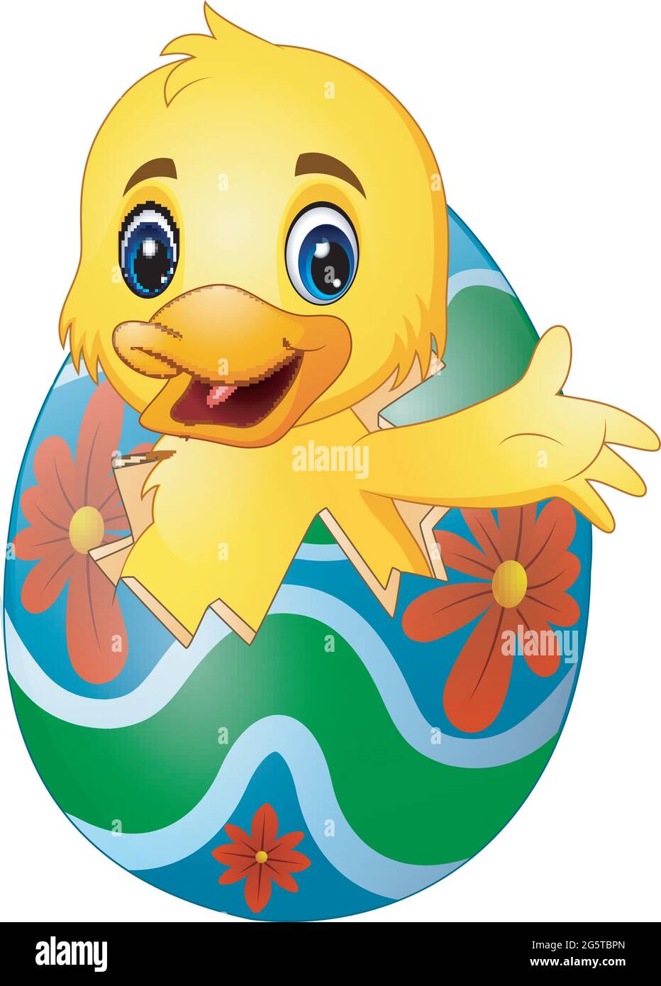 Hatching from chicken egg Stock Vector Images - Alamy