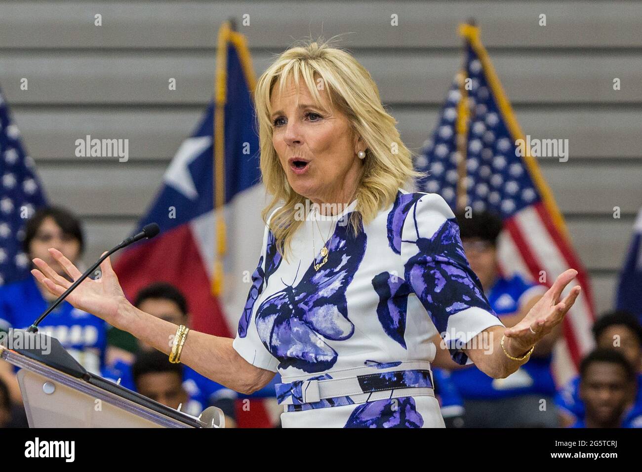 Dallas, Texas, USA. 29th June, 2021. The First Lady (FLOTUS), Dr. Jill ...