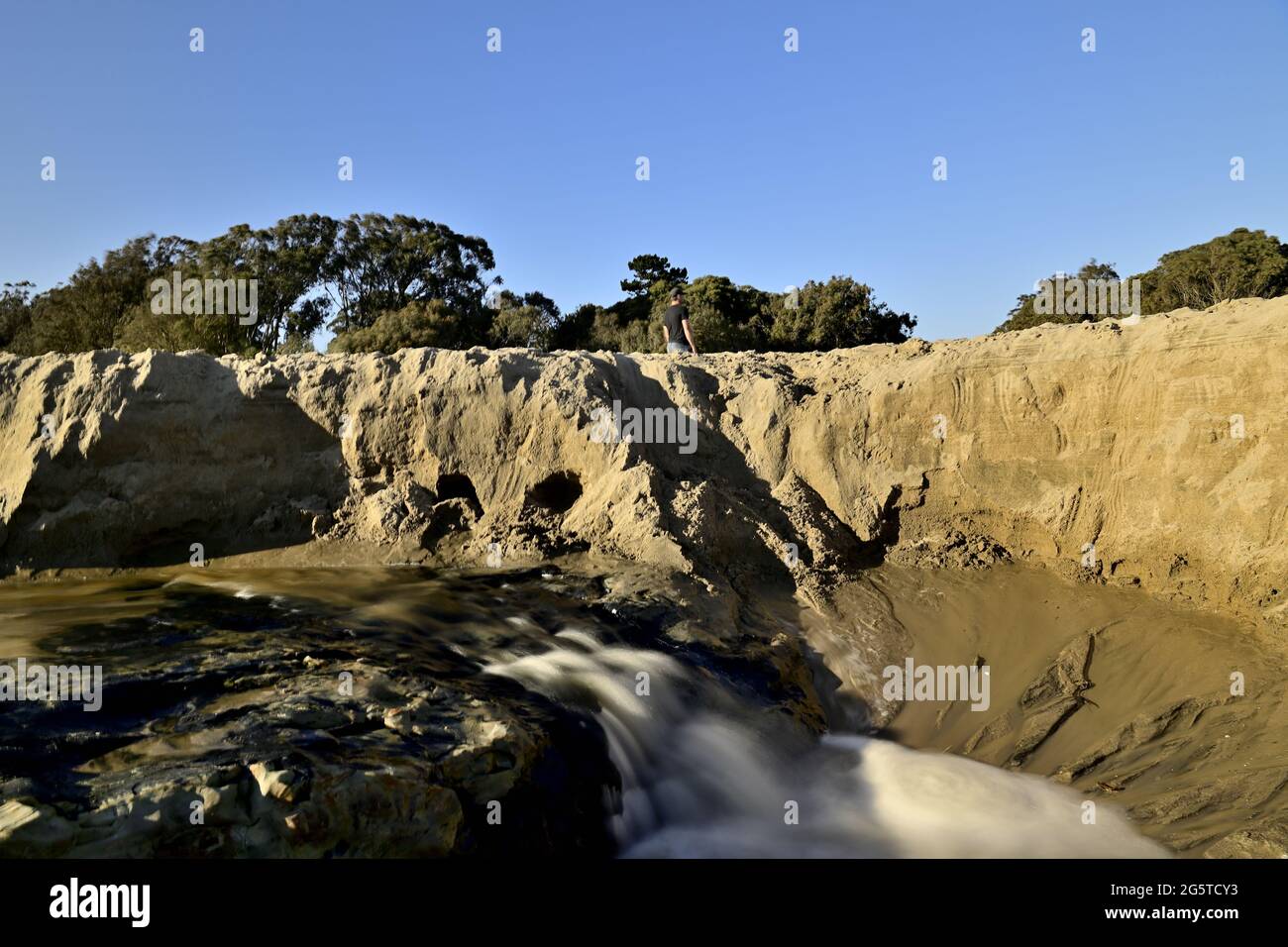 Santa Cruz Natural Bridge State Beach - California, USA Stock Photo - Alamy