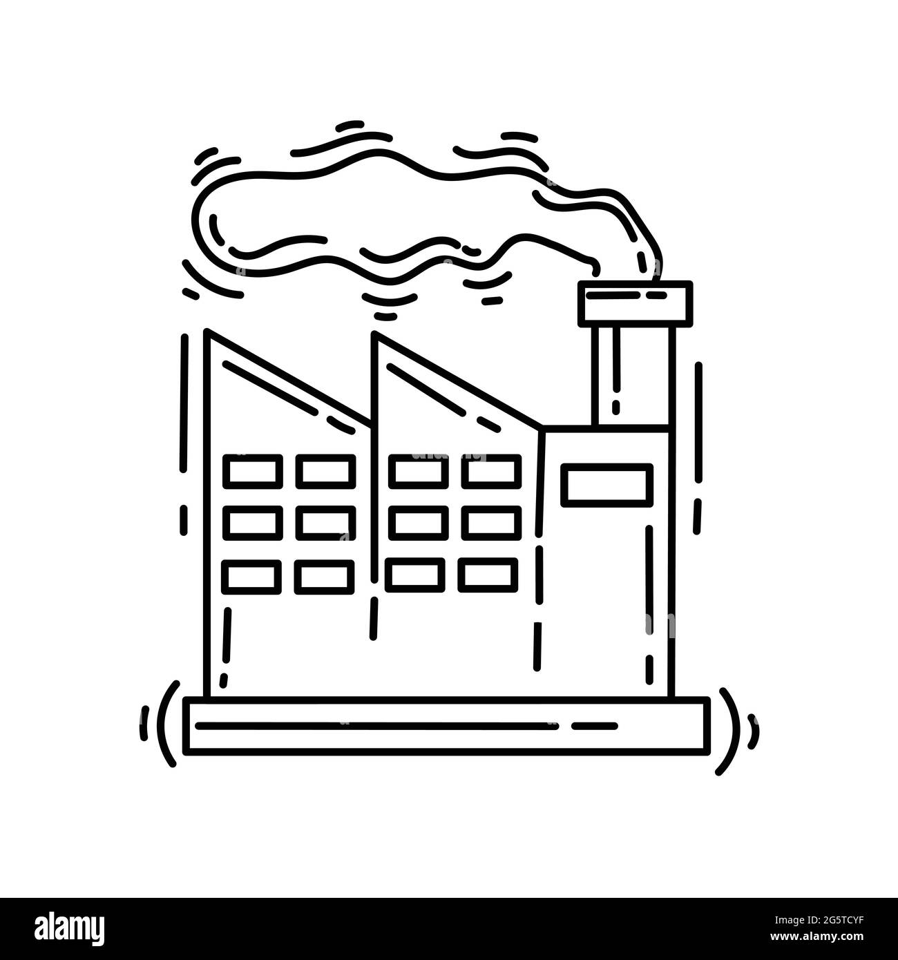 Ecommerce industry icon. hand drawn icon set, outline black, doodle icon, vector icon design ...