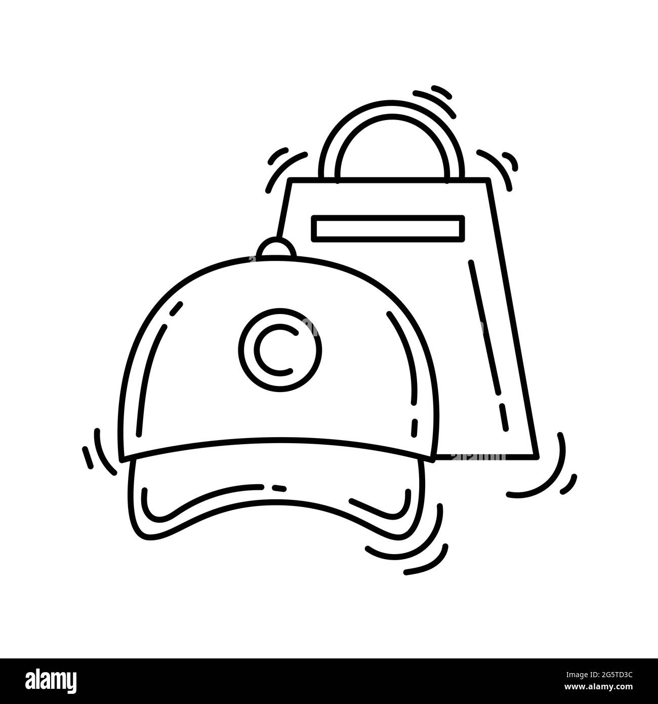 Ecommerce merchandise icon. hand drawn icon set, outline black, doodle icon, vector icon design ...