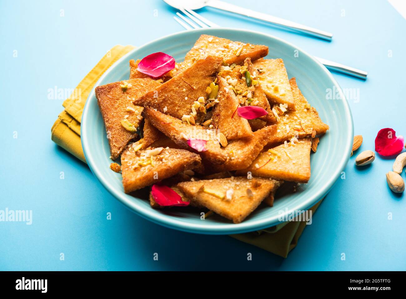Shahi tukda or tukra also known as double ka meetha is a rich & festive ...