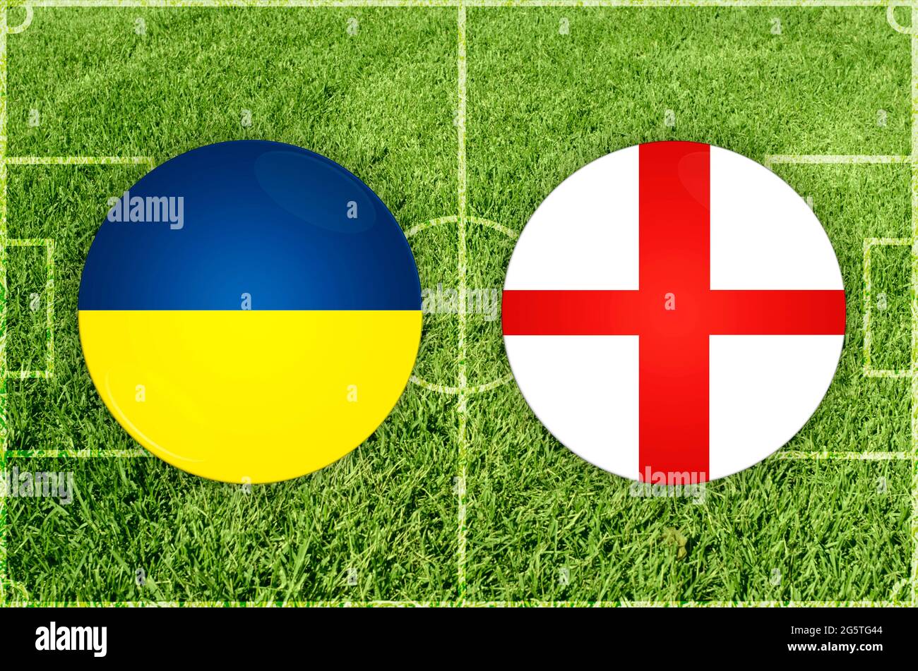 England vs ukraine match hi-res stock photography and images - Alamy