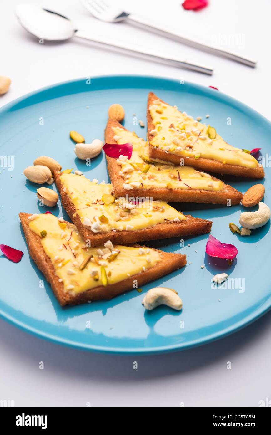 Shahi Tukda Or Tukra Also Known As Double Ka Meetha Is A Rich And Festive