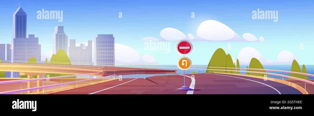 Broken Cartoon Skyscraper