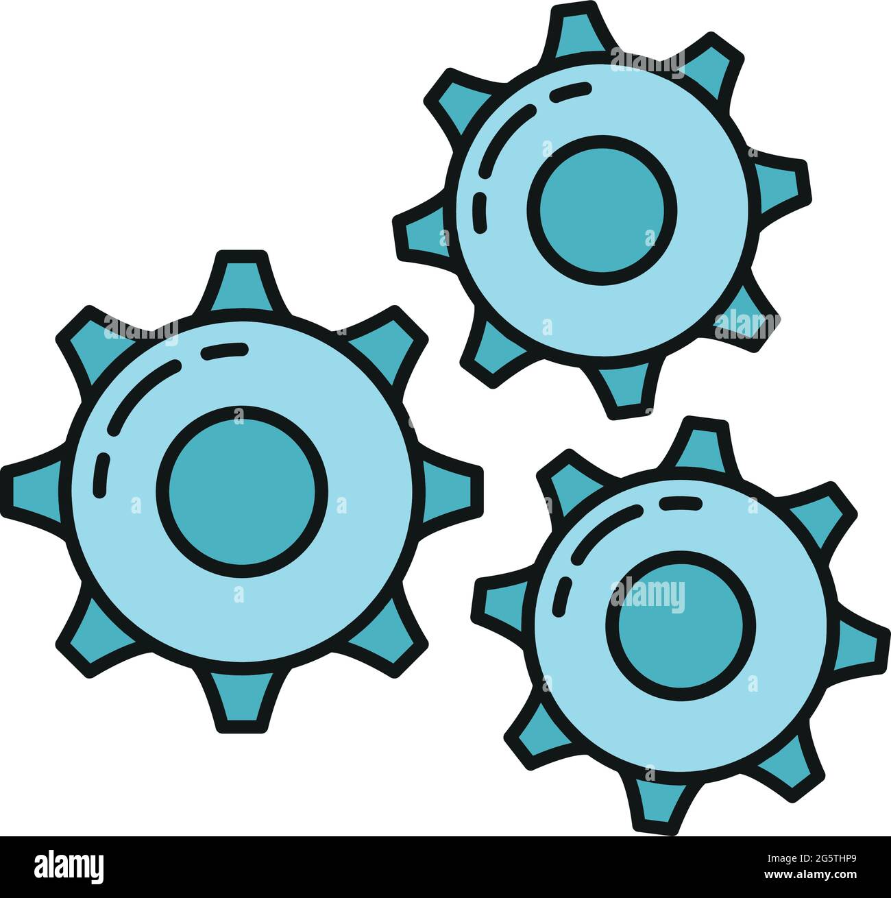 Setting gear online database computer technology icon, remote data storage, protect information ...