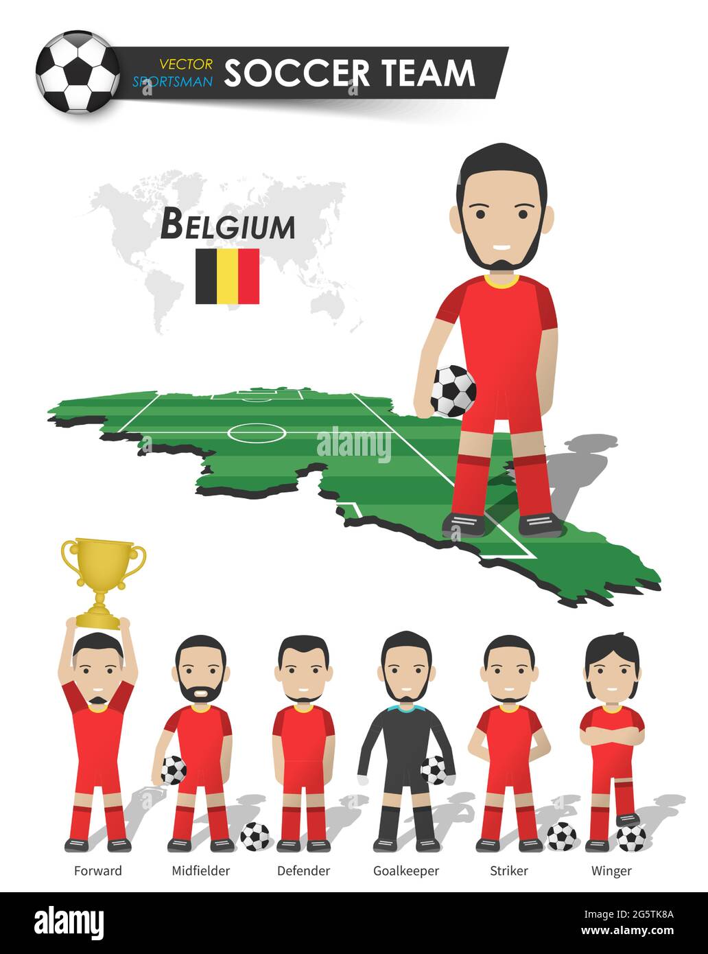 Belgium world football tournament Stock Vector Images - Alamy
