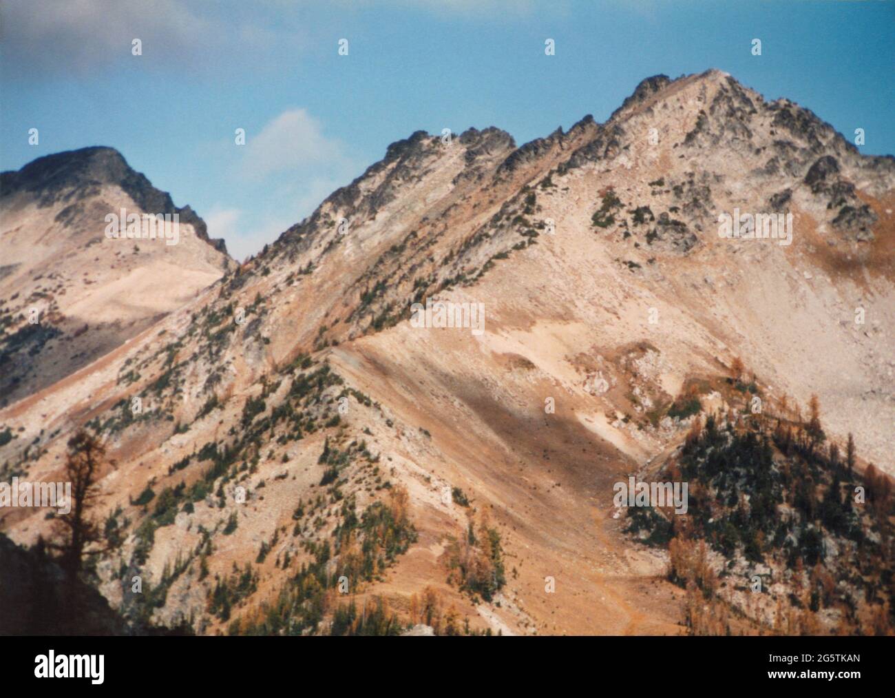 High Route to Mt. Maude Stock Photo - Alamy