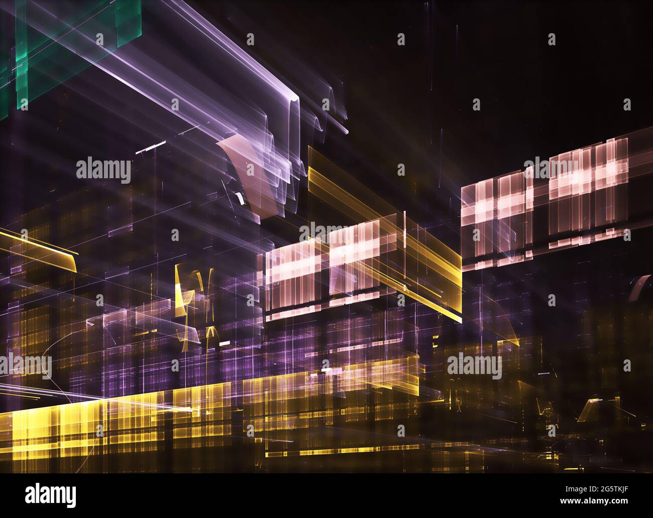 Technological textured background. Fractal graphics. Science and ...