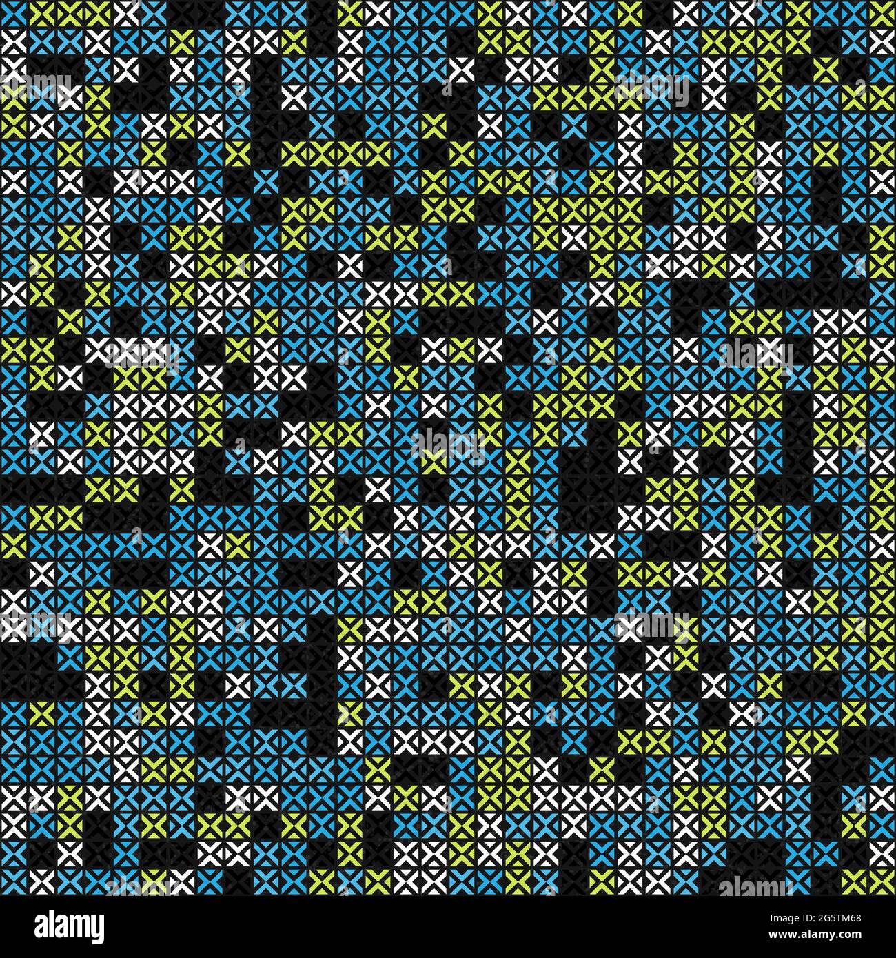 Abstract Geometrical Generative Computational Art Illustration Stock Vector Image And Art Alamy