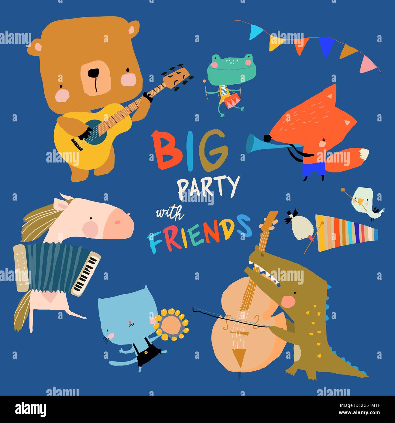 Cute Animals Playing Instruments