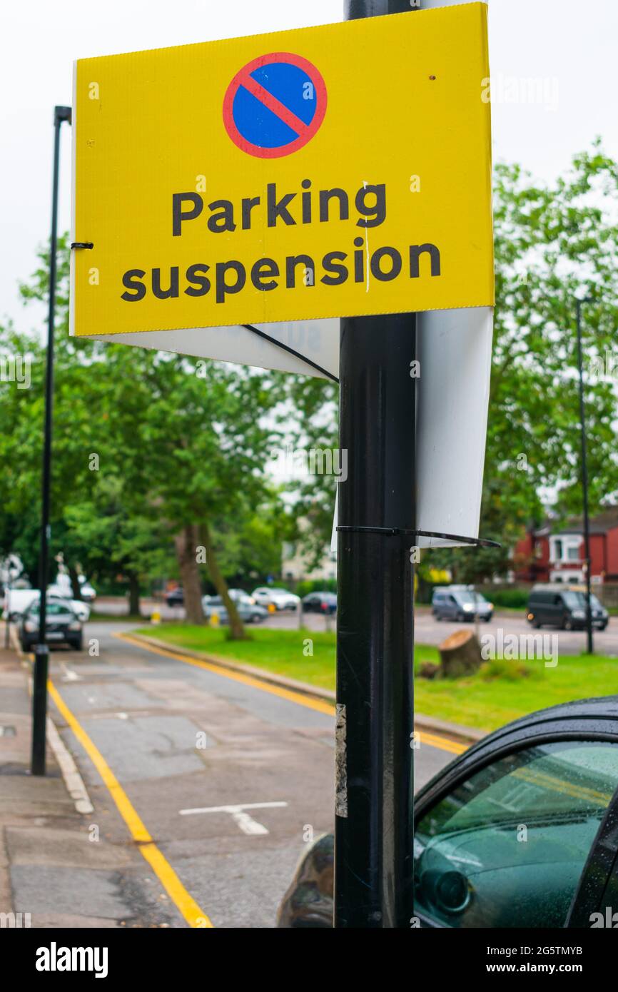Parking suspension hi-res stock photography and images - Alamy