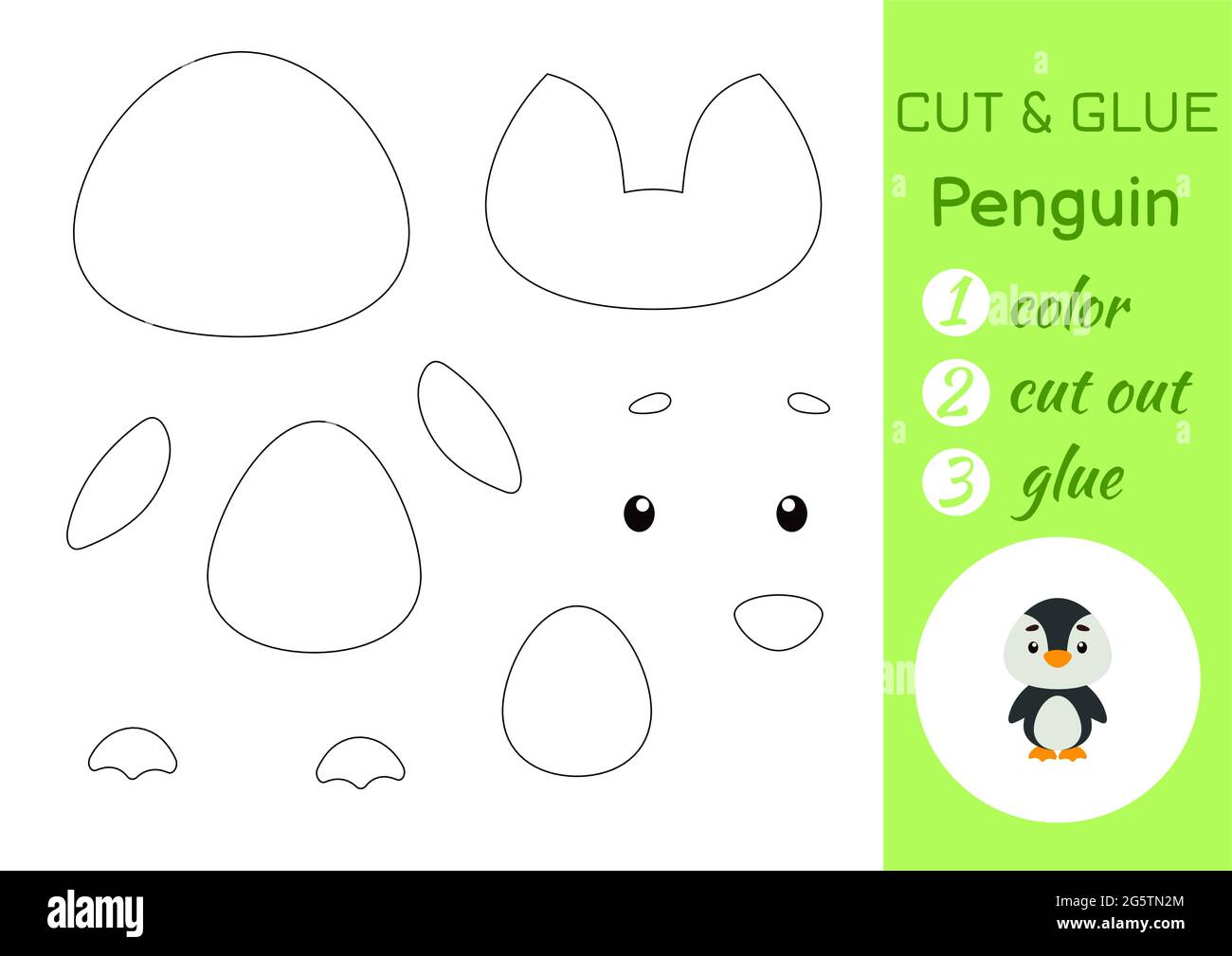 Child kid cutting scissors Stock Vector Images - Alamy