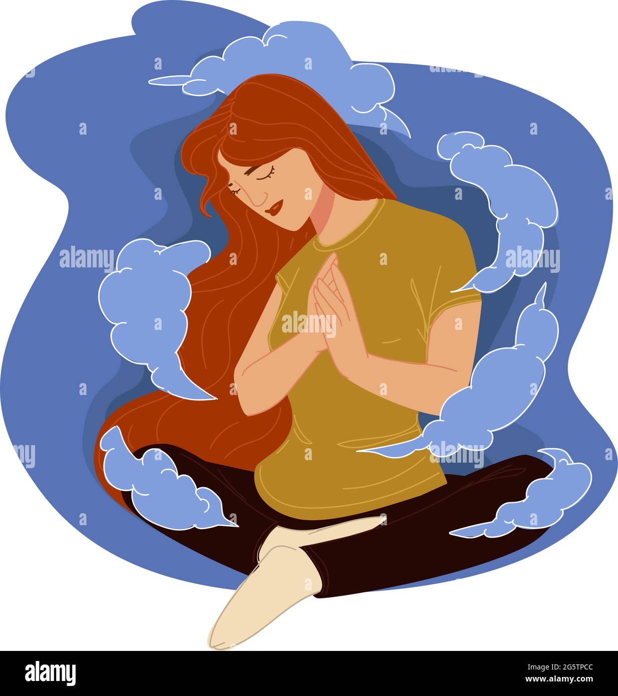 Heavenly rest Stock Vector Images - Alamy