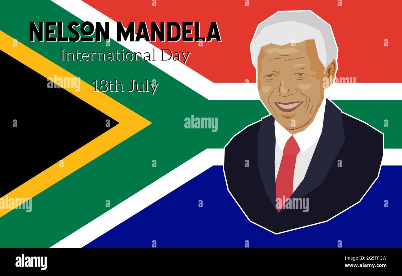 Vector illustration for International Nelson Mandela Day Stock Vector ...