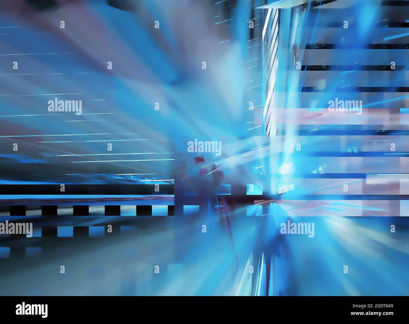 Technological textured background. 3D Fractal graphics. Science and ...