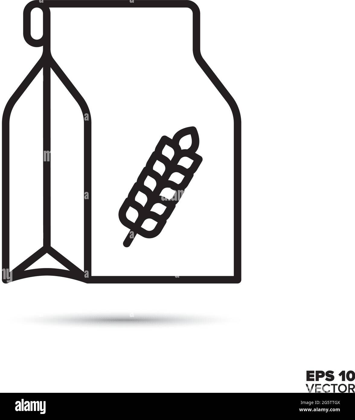 Flour bag vector hi-res stock photography and images - Alamy