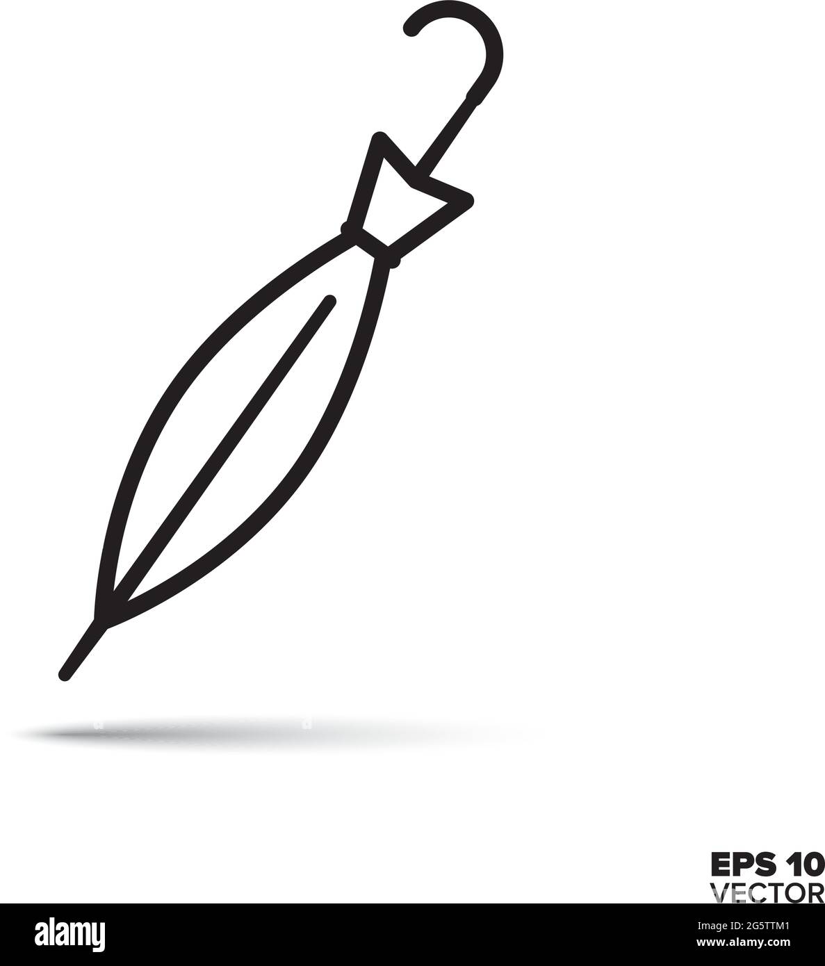 Closed Umbrella Vector