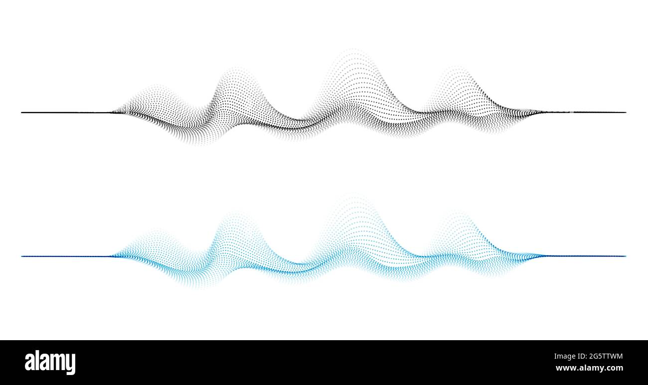 Vector background with color abstract wave dots Stock Vector Image ...