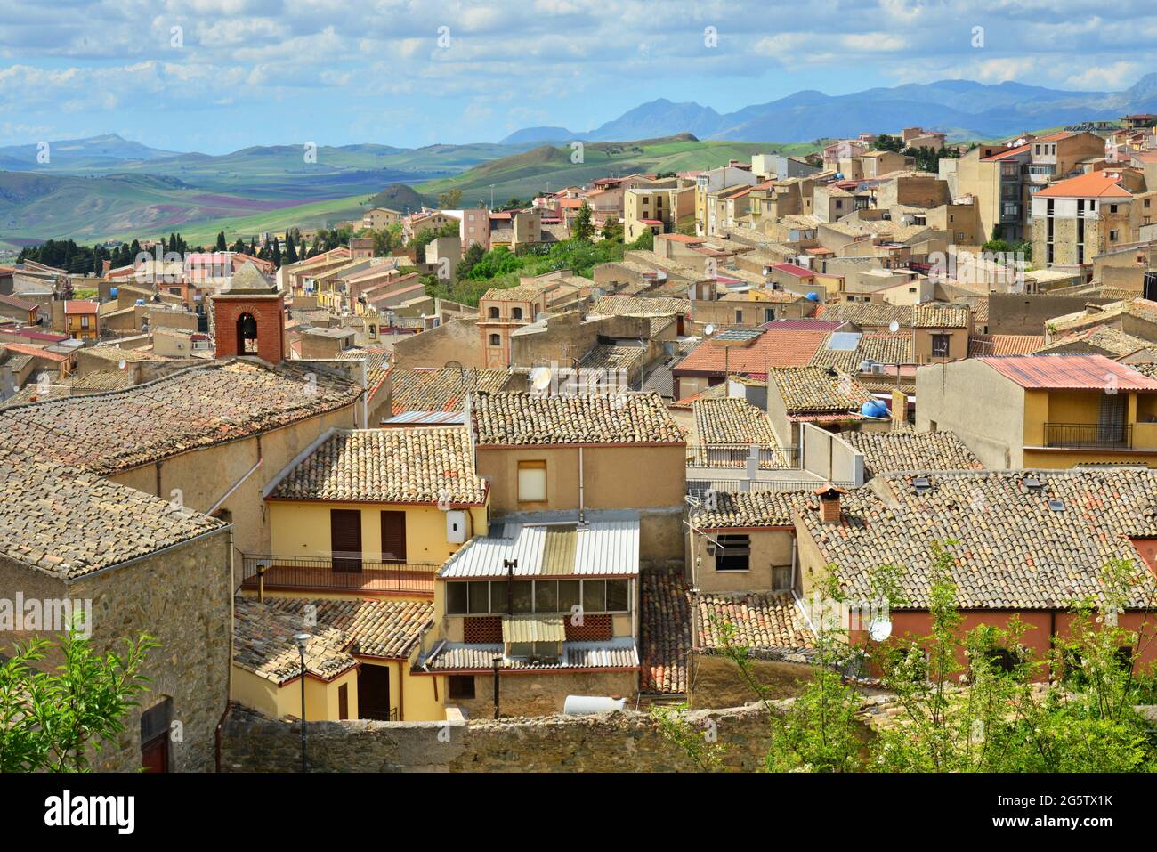 ITALY. SICILY. THE VILLAGE OF CORLEONE, HOME OF THE SICILIAN MAFIA ...
