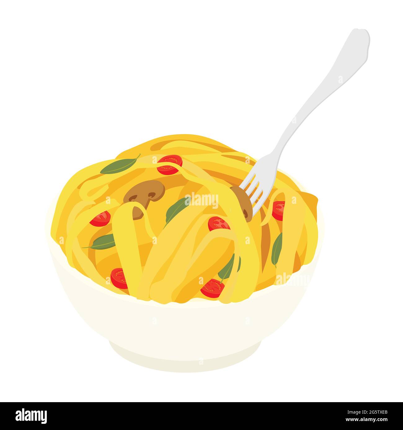 Bowl Of Pasta Clipart