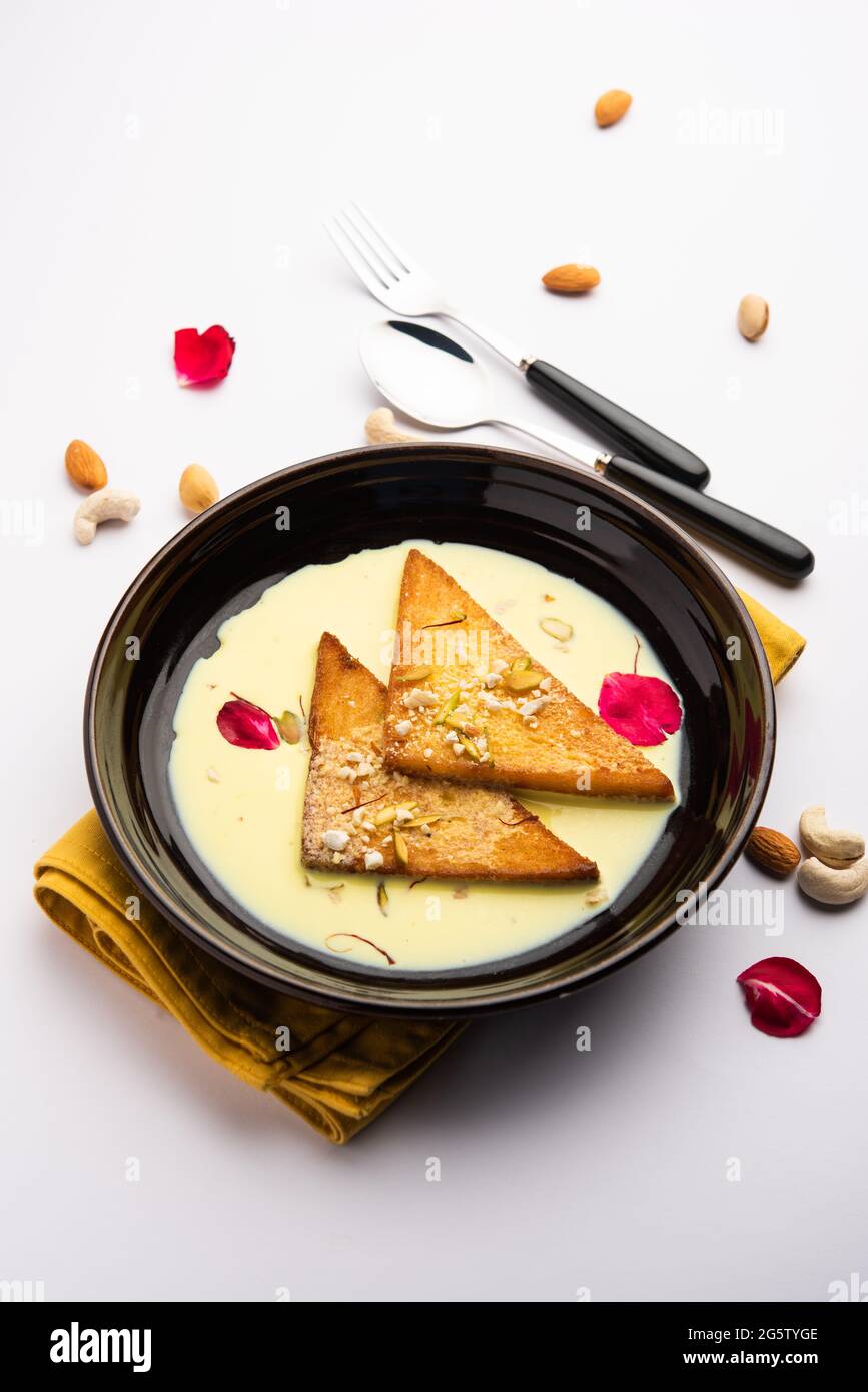 Shahi Tukda Or Tukra Also Known As Double Ka Meetha Is A Rich And Festive
