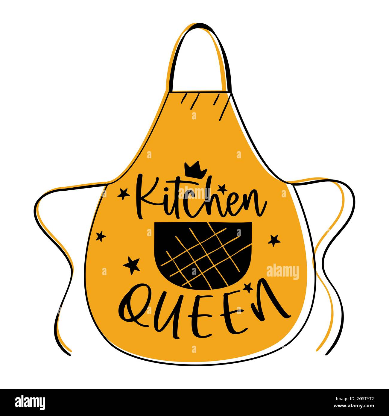 Kitchen queen Stock Vector Images - Alamy