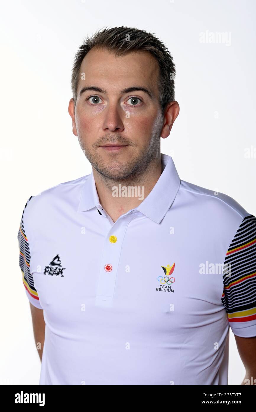 Nicolas Coosemans pictured during a photoshoot for the Belgian Olympic ...